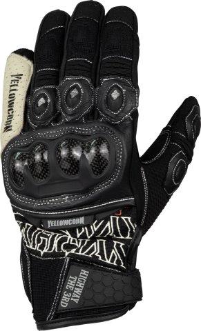 メッシュグローブ ブラック/アイボリー LLサイズ YG-353 イエローコーン