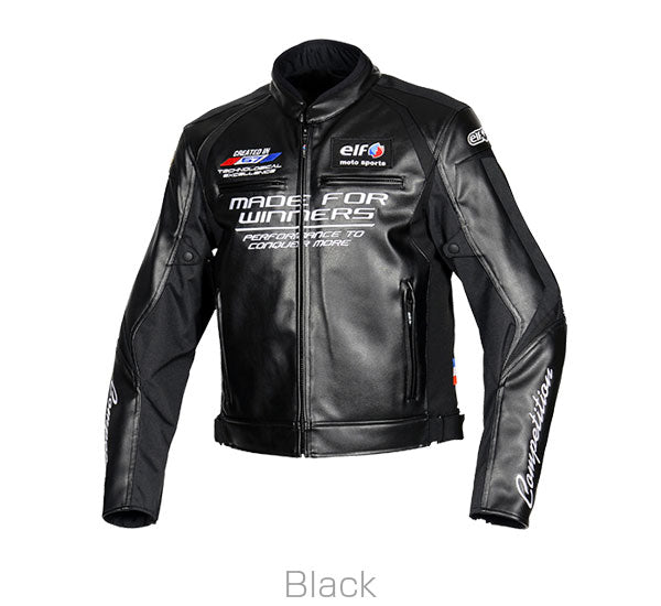 エヴォルツィオーネPUレザージャケット ブラック 3Lサイズ EJ-W108 エルフ