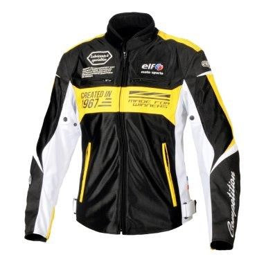 イデアールメッシュジャケット ブラック＆イエロー WM(レディースM)サイズ EJ-S103 エルフ