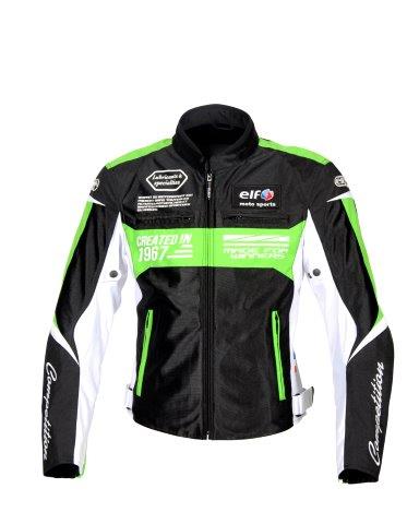 イデアールメッシュジャケット ブラック&グリーン 3Lサイズ EJ-S103