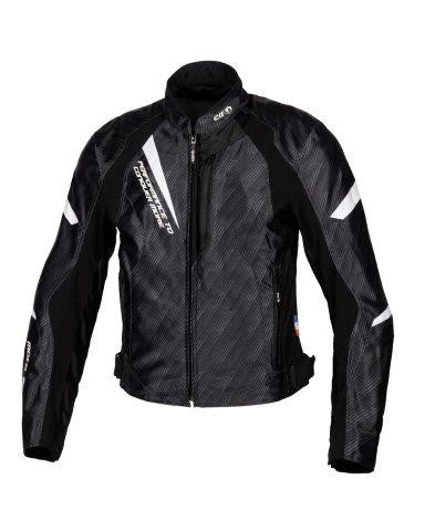 取寄 スフィーダジャケット ブラック＆ホワイト 4Lサイズ EJ-S113