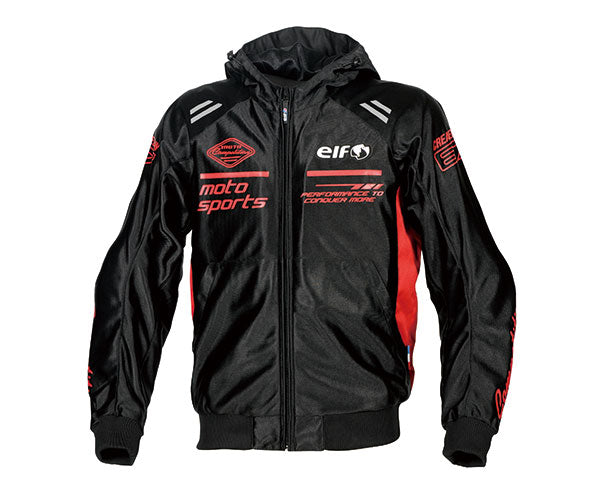 エルフ ソリトメッシュパーカー レッド 3Lサイズ EJ-S104