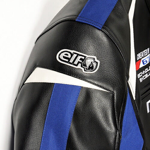 エヴォルツィオーネPUレザージャケット ブルー WMサイズ EJ-W108 エルフ